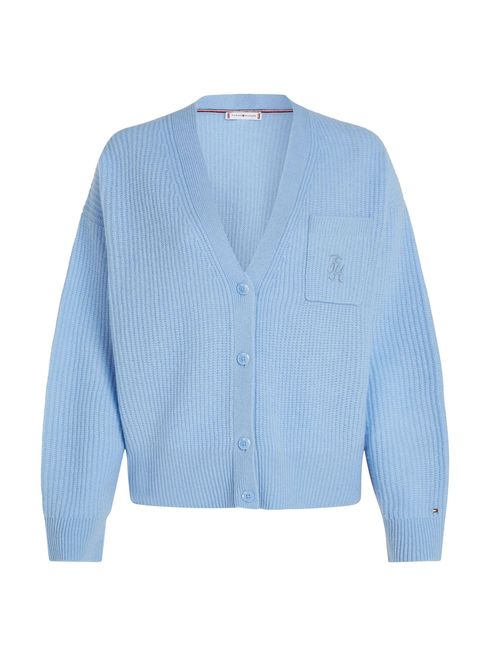 Tommy Hilfiger Soft Baumwolle Strickjacke vessel blue XL NEW 786014
