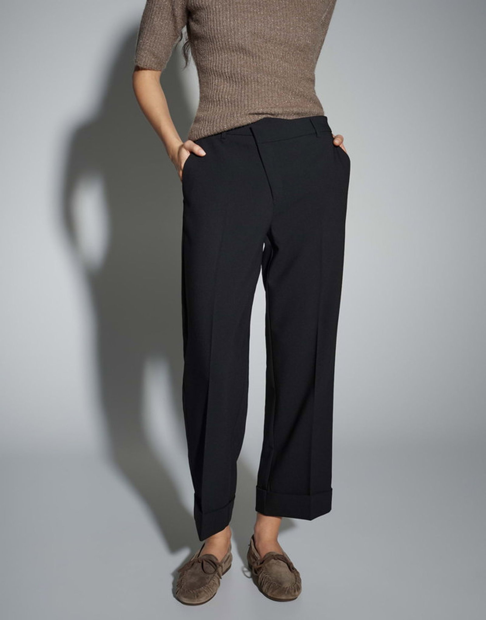 OPUS Hose Meeri crisscross – elegante Anzughose