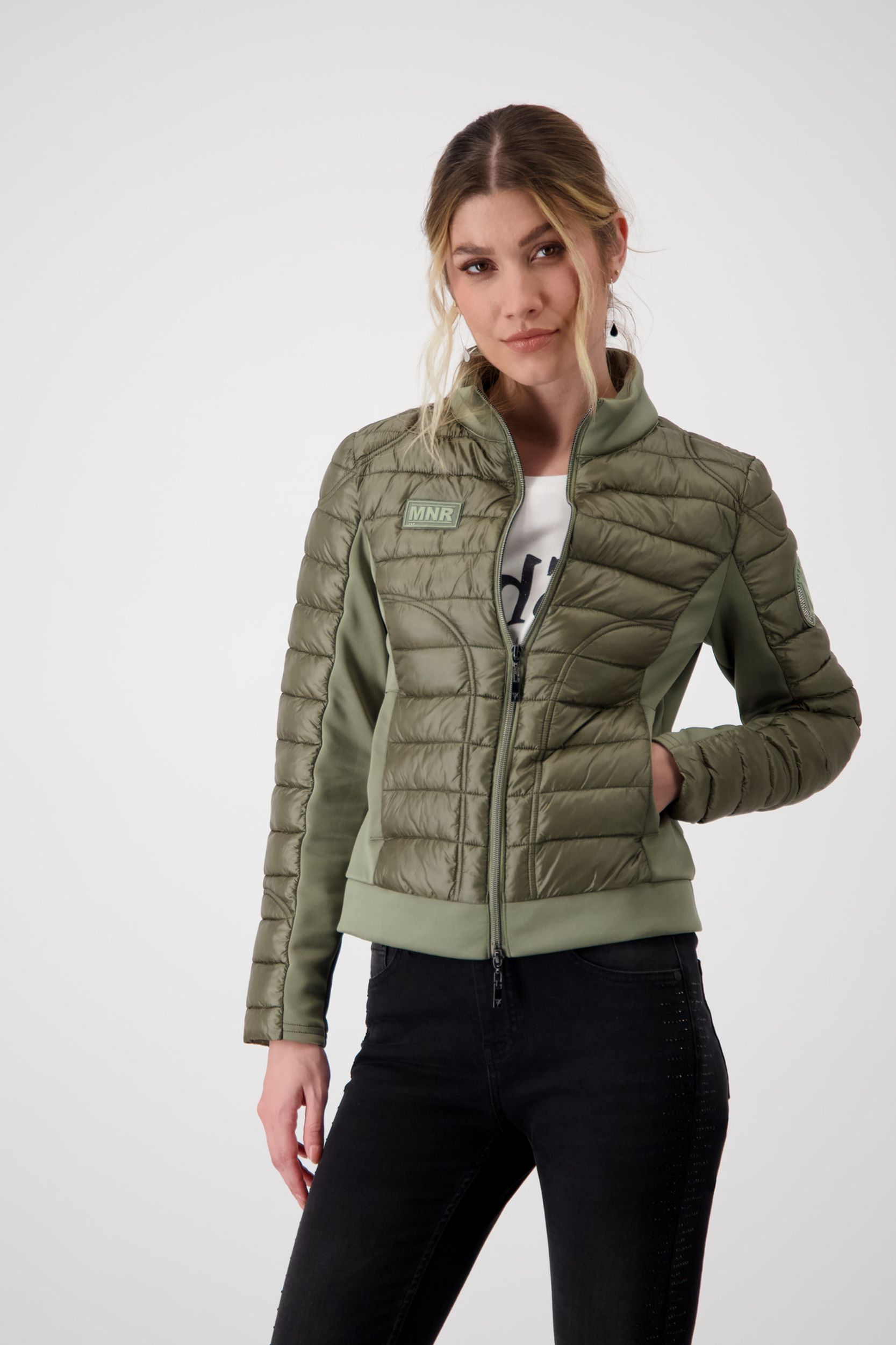 Monari Steppjacke | green tea | 40 | NEW-810865