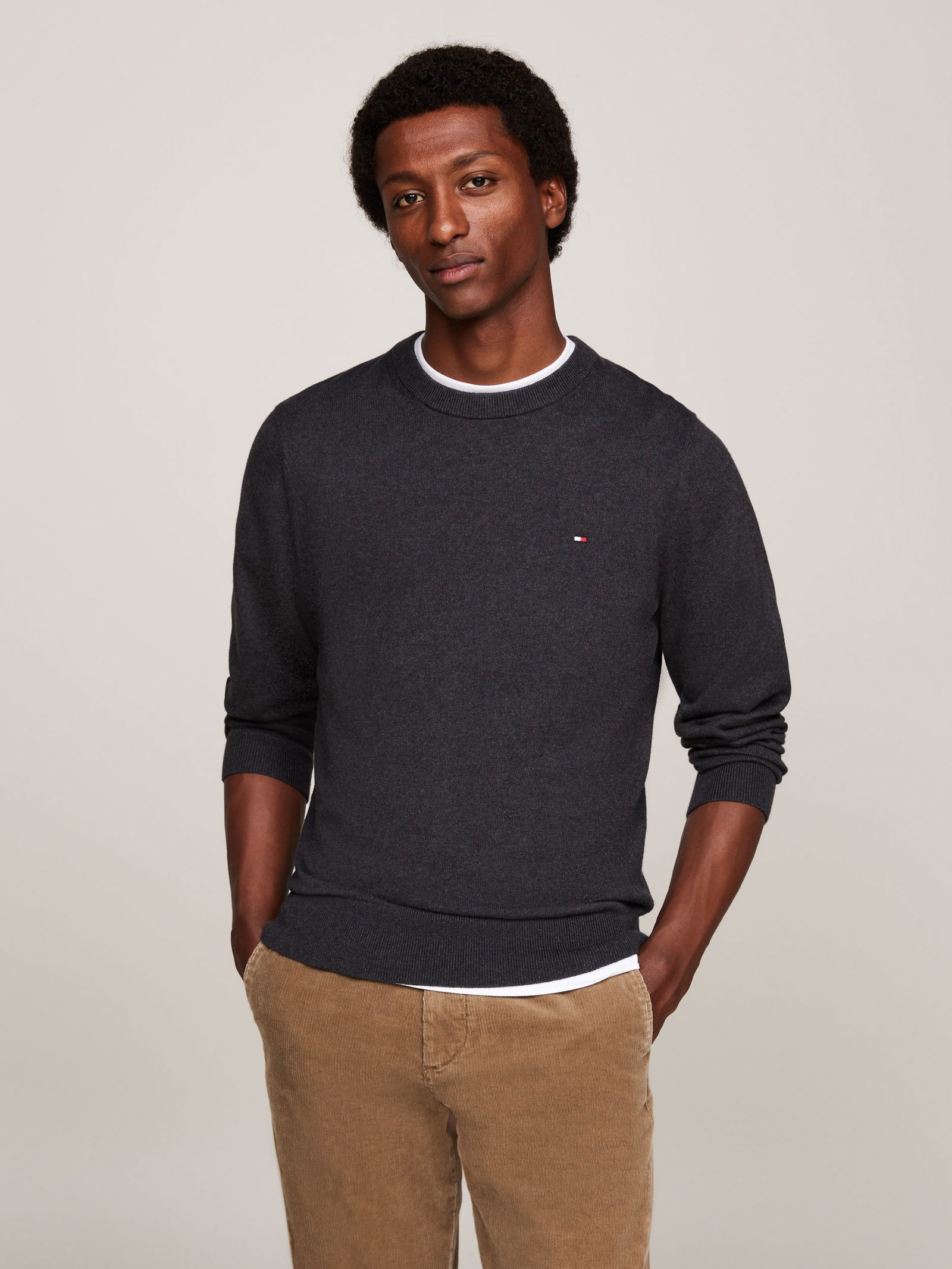 Tommy hilfiger grey heather store